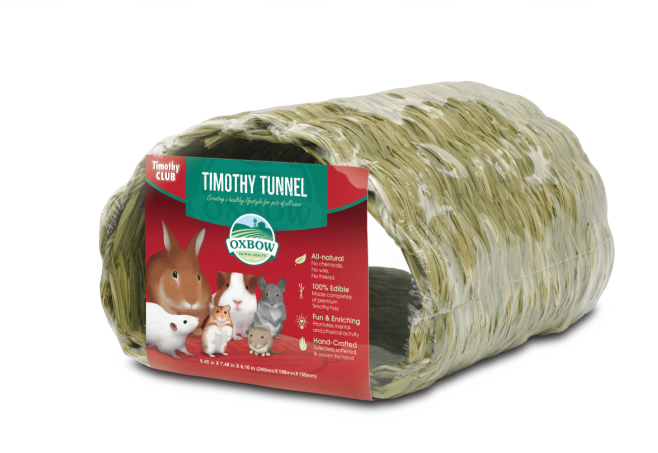 Oxbow Timothy CLUB Tunnel | Triangle Rabbits